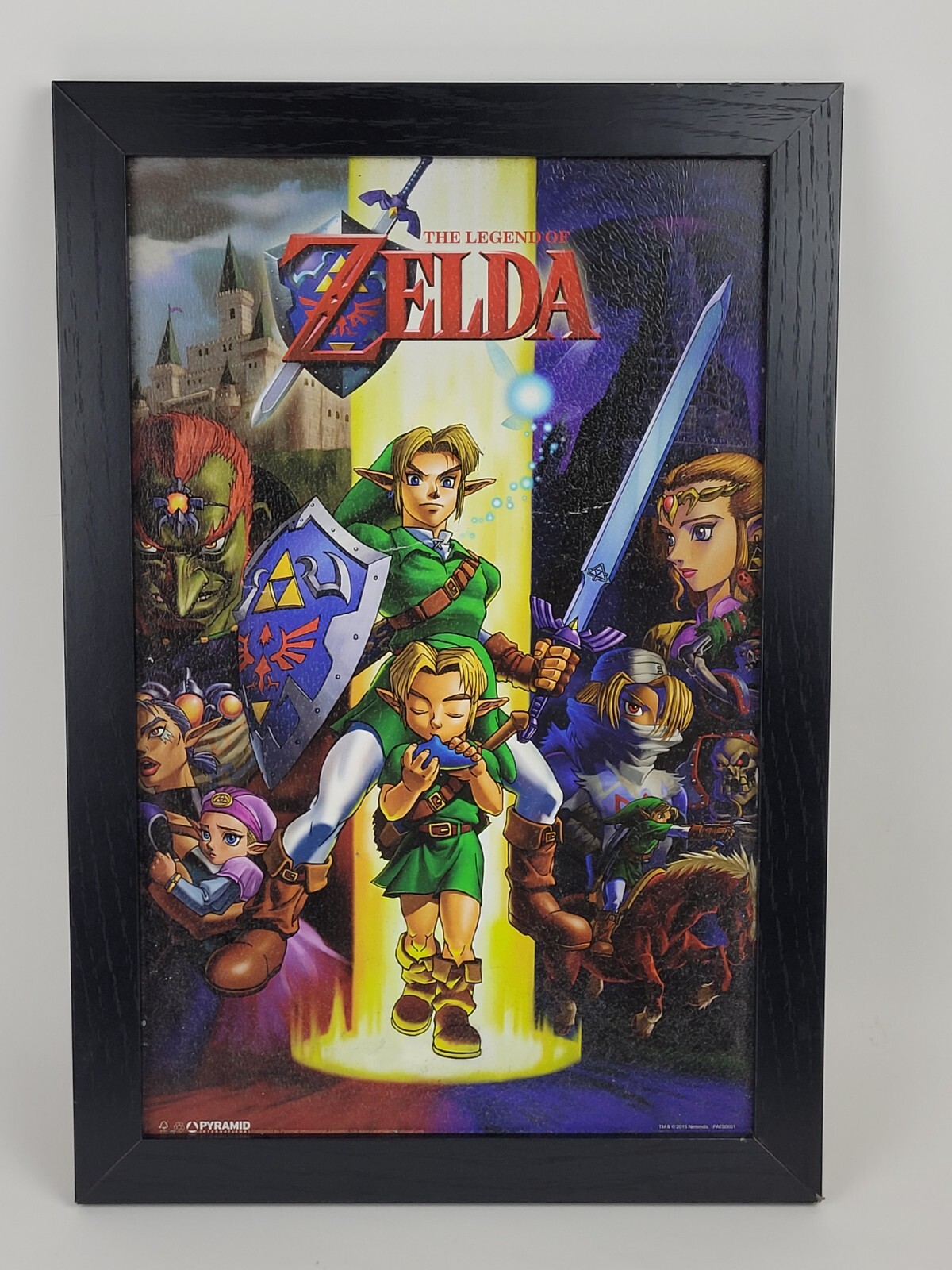 The Legend of Zelda 2015 Framed 13x19 Picture Wall Art Nintendo Pyramid ...