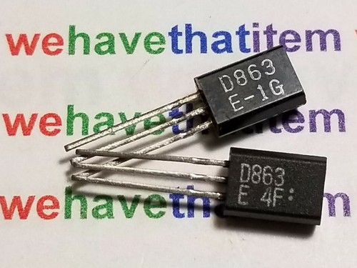 2SD863 / D863 / TRANSISTOR / TO92 EXTENDED / 2 PIECES (qzty) | eBay