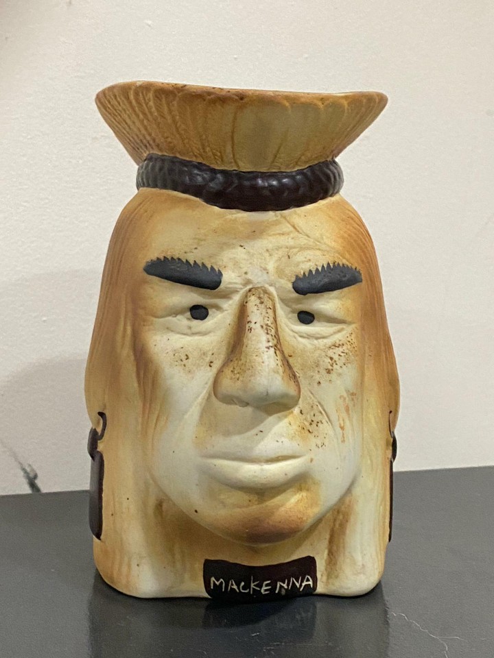 Vintage 1973 Native American Head Mug Home Decor MACKENNA Creative Cups ...