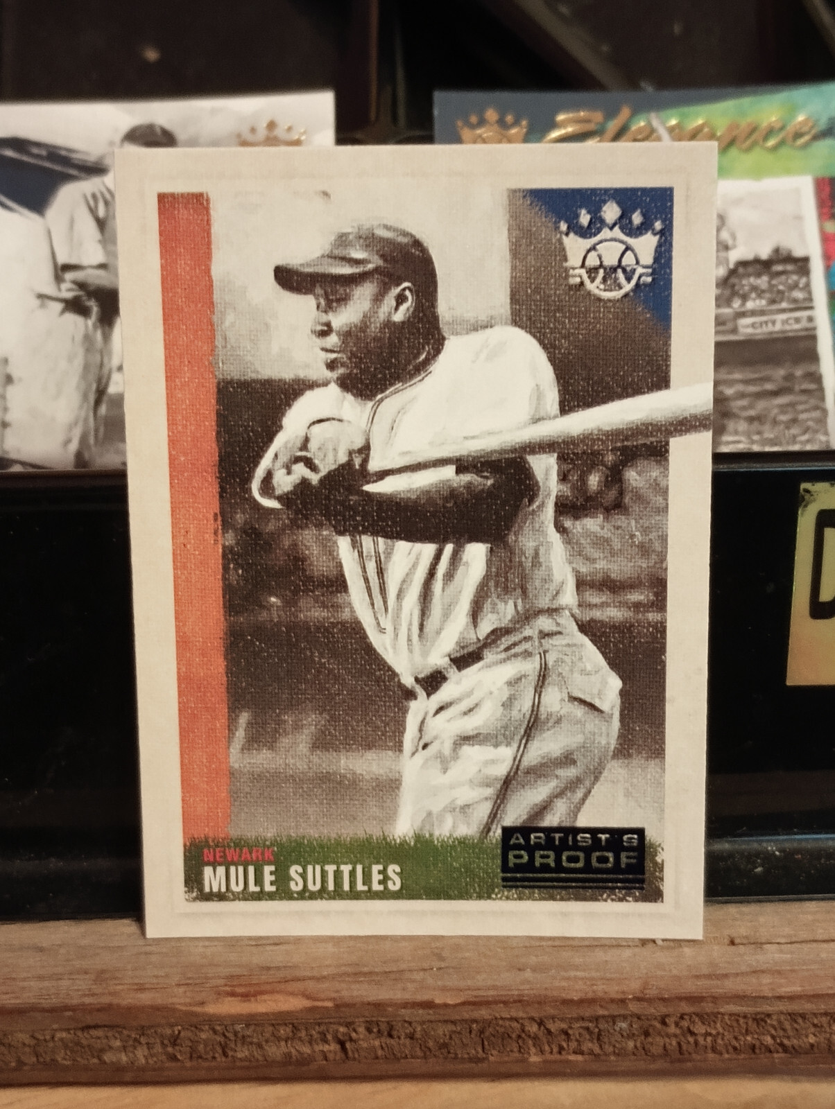 2022 Diamond Kings Artist Proof Blue #64 Mule Suttles Newark Eagles | eBay