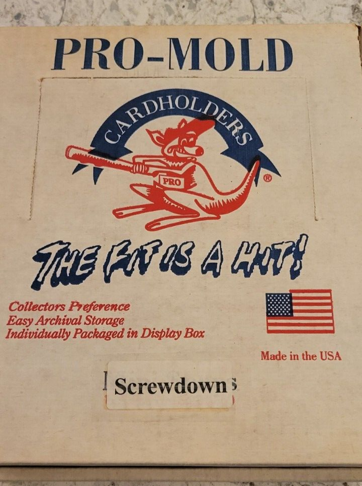 NEW 20 PRO MOLD ONE SCREW SCREWDOWN REGULAR CARD HOLDERS 1 SCREW 20 pt ...