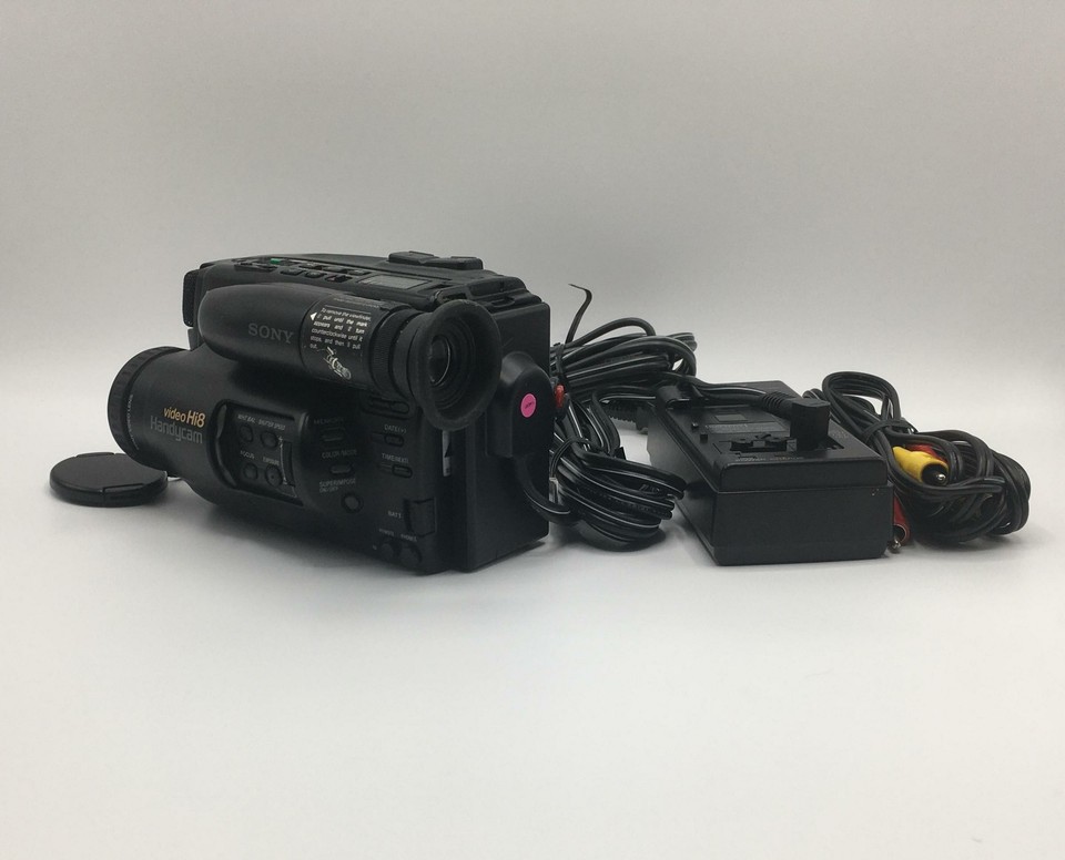 Rare Sony NTSC Camcorder - Standard Analog 8mm/Hi8 - Video Transfer ...