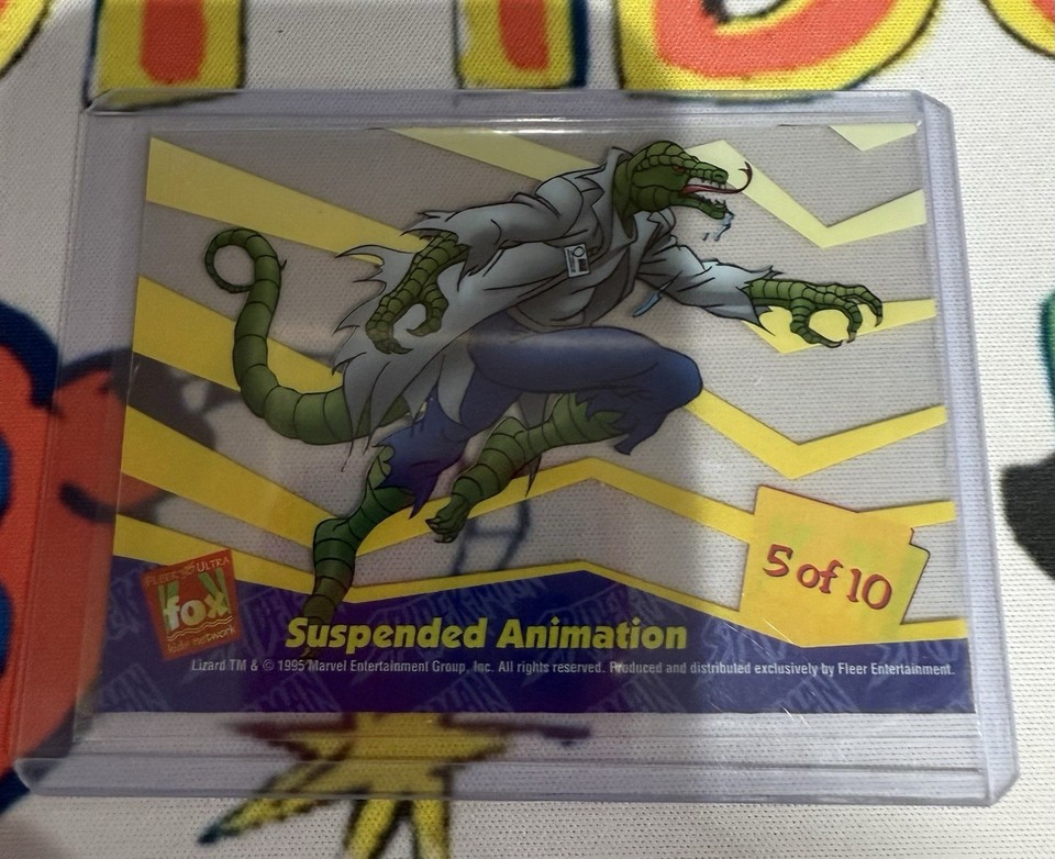 1995 Fleer Ultra Fox Kids Network Suspended Animation #5 Lizard | eBay
