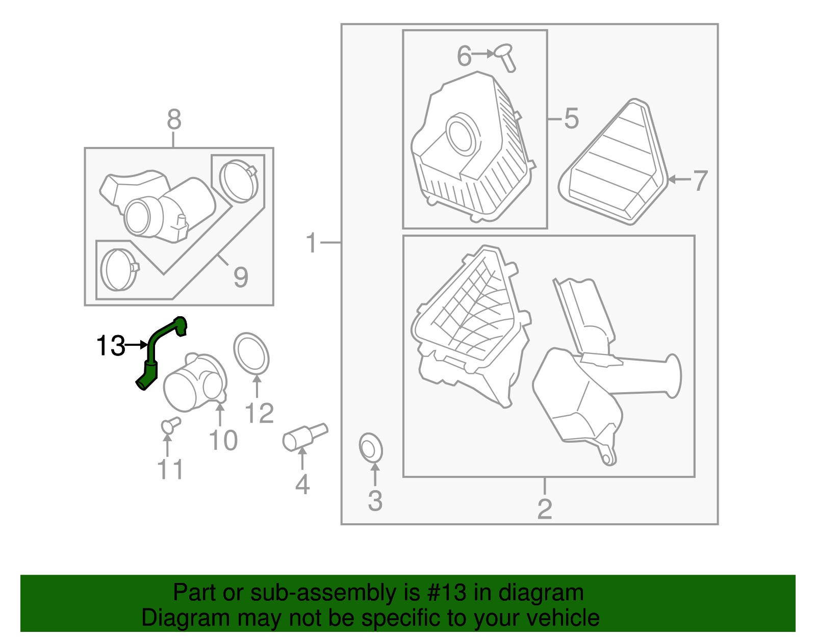 Genuine GM Positive Crankcase Ventilation (PCV) Tube 12630279 | eBay
