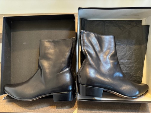Mark Astbury Beatwear Low Zip Boot - Black Leather, Size 43 (EU ...