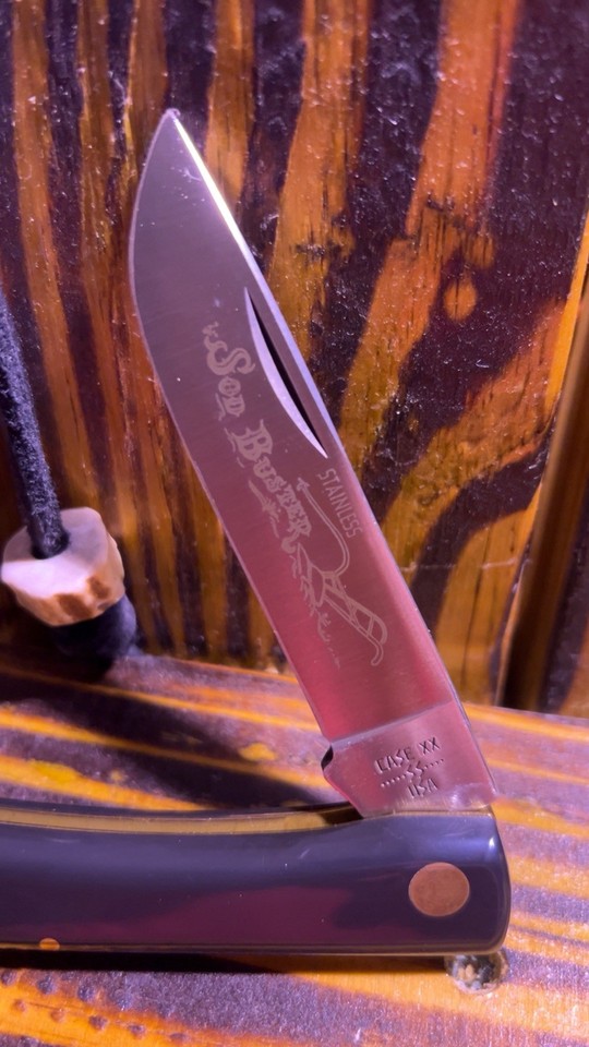 VTG Case Cutlery Co. XX 2138-SS Sodbuster folding knife 9 Dot 1981 | eBay