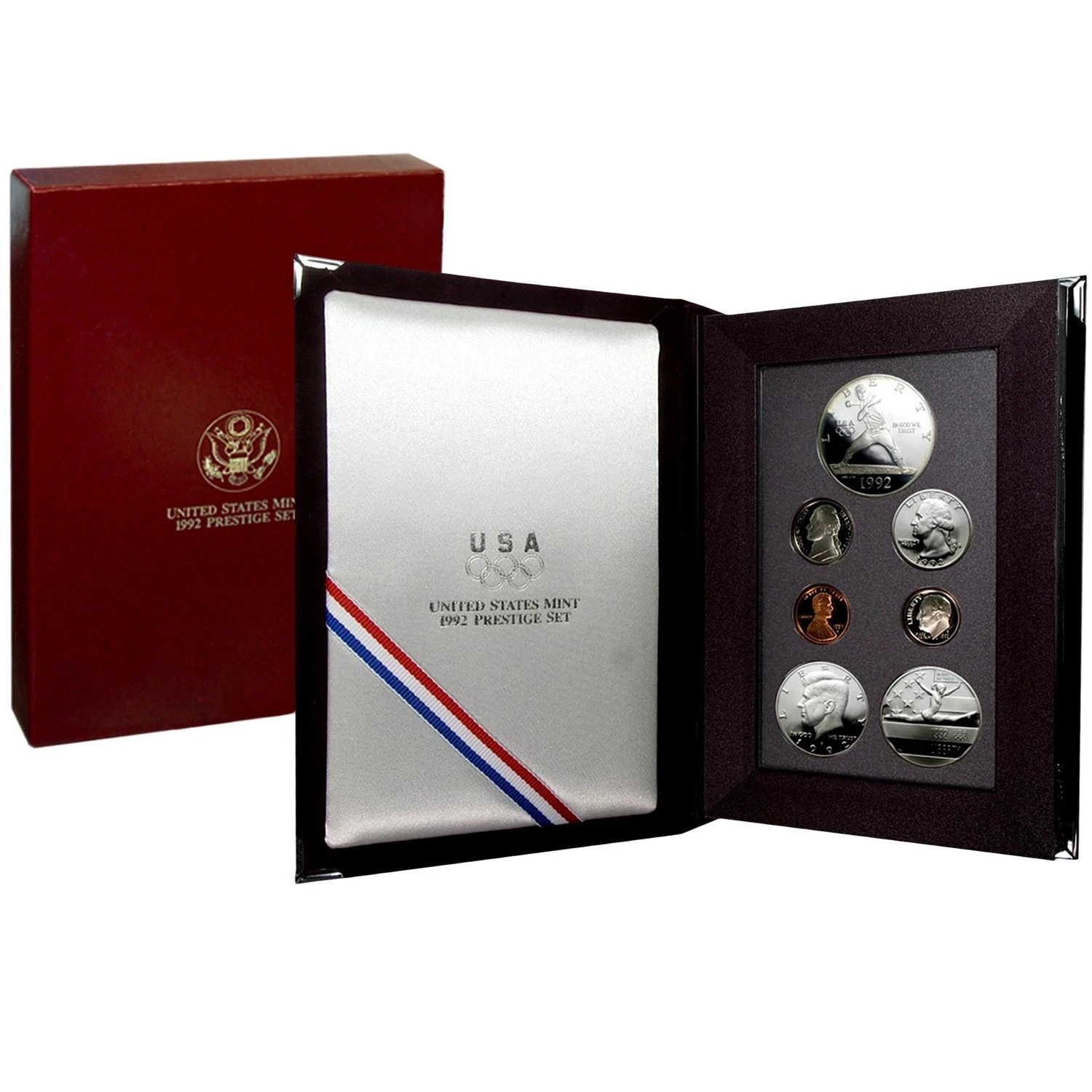 1992 United States Mint Olympic Coins Prestige Set with COA, in box. | eBay