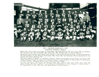 1957 CHICAGO CARDINALS 8X10 TEAM PHOTO FOOTBALL NFL ILLINOIS USA | eBay