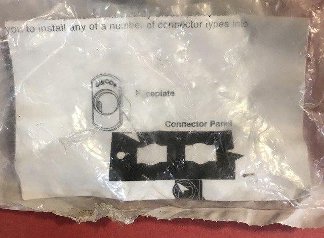 Siecor Fiber Optic Patch Panel 6-pack St Connectors Fdc-cp1p-15 for ...