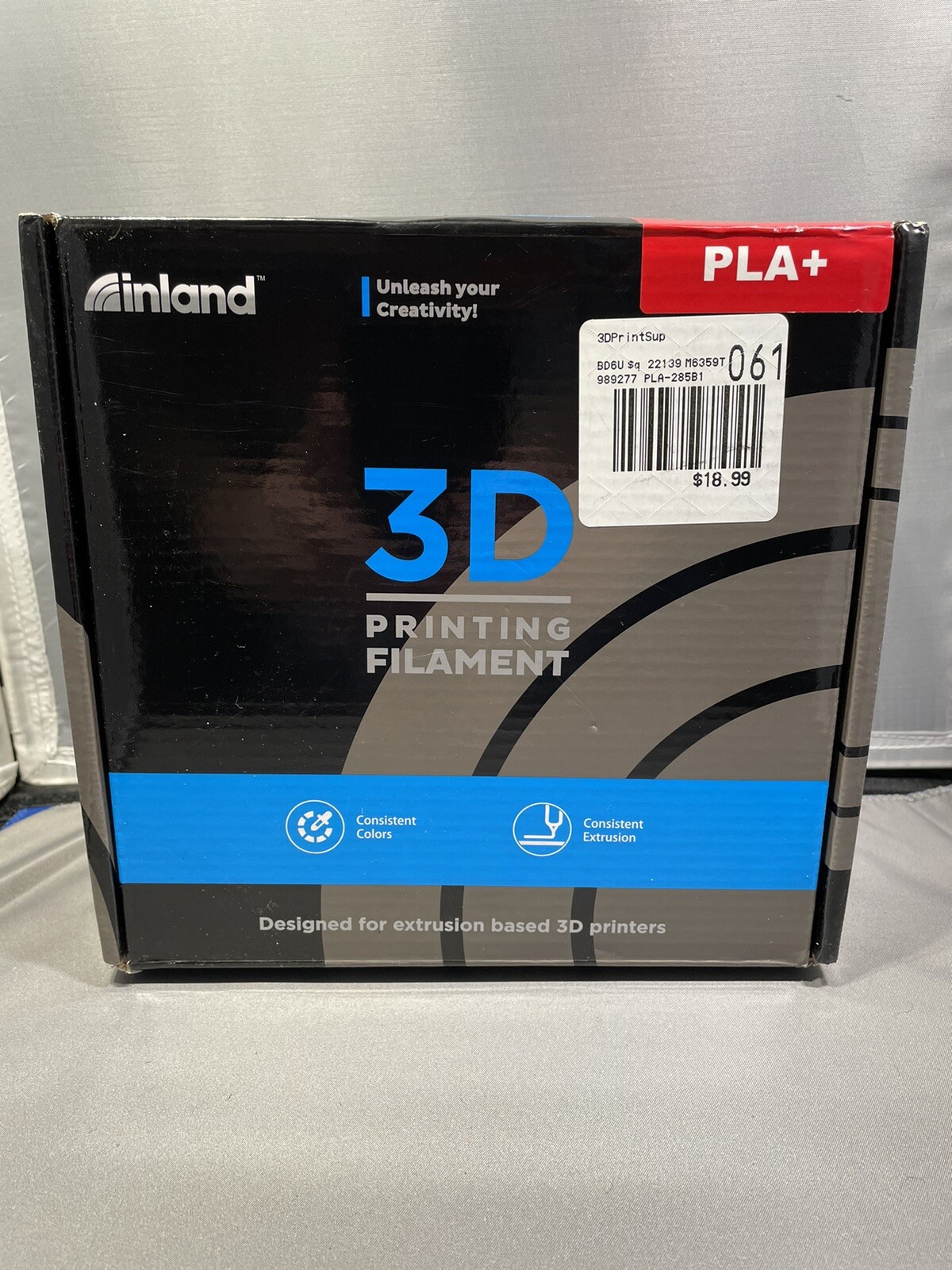 Inland 2.85mm Black Filiment NIB For 3D Printer | eBay