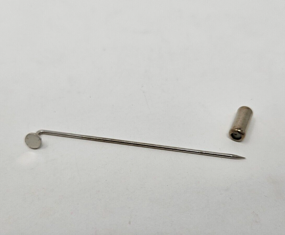 10 pcs Silver Stick Pins with Guard 2-inch Hat Head Pins Craft Jewelry ...