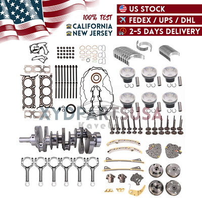 G6DH 3.3L Engine Rebuild Overhaul Kit - Crankshaft Rods Timing For ...