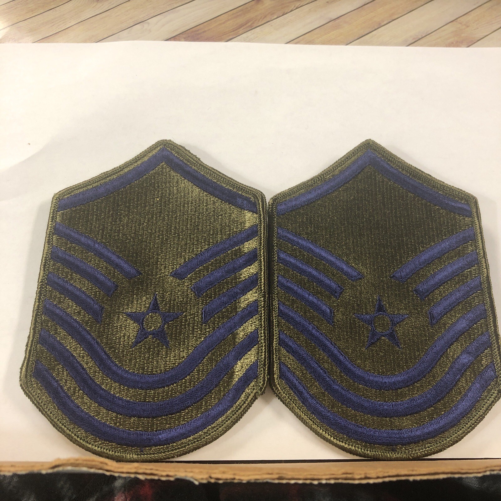 US Air Force Senior Master Sergeant Patch Insignia E-8 Subdued | eBay