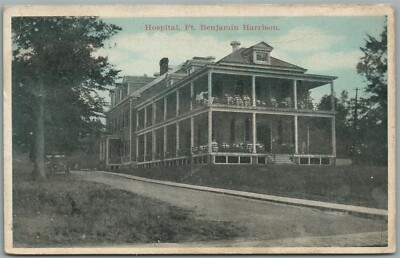 FT. BENJAMIN HARRISON IND HOSPITAL ANTIQUE POSTCARD | eBay