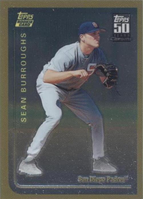 2001 Topps Traded & Rookies - 50 Years Topps Reprint Sean Burroughs # ...