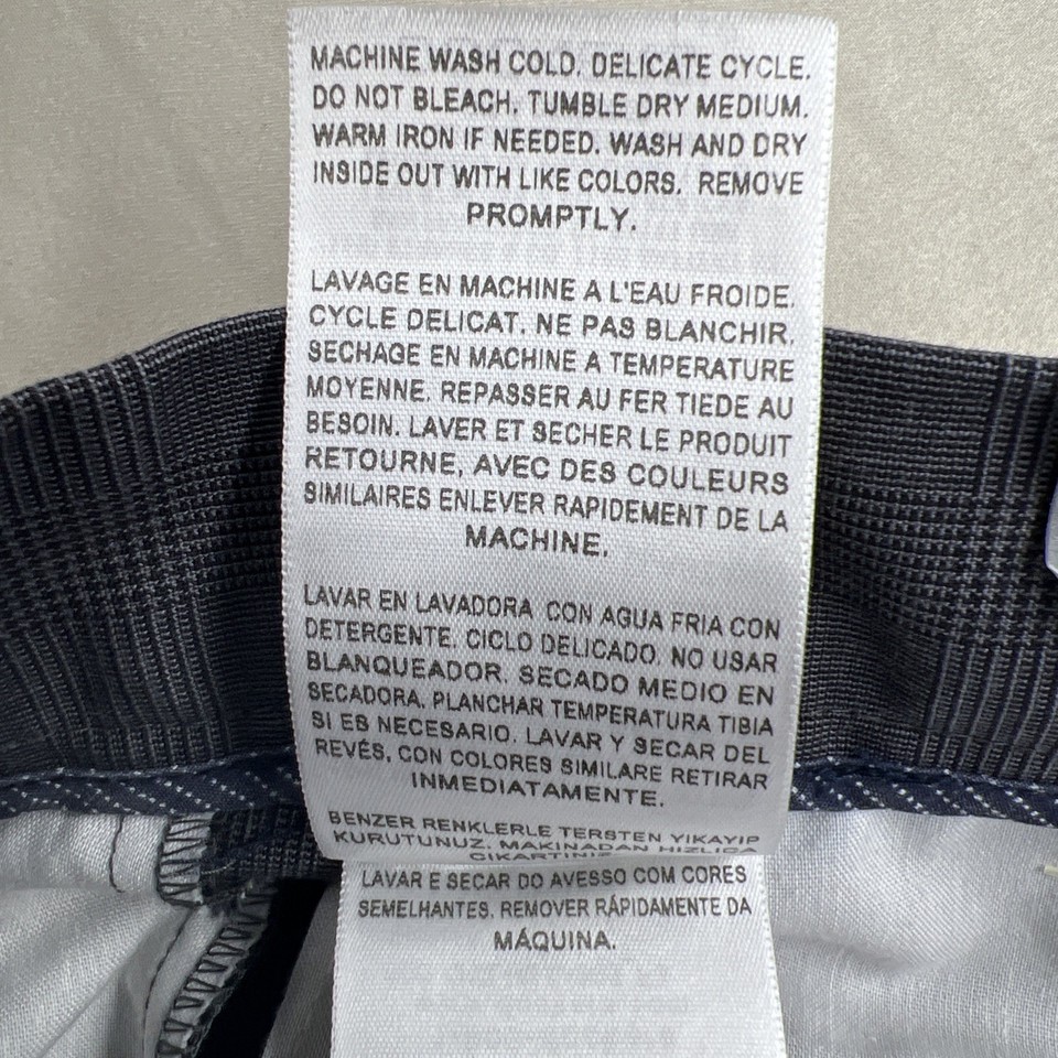 Dockers Men's Iron-Free Classic-Fit Flat-Front Stretch Pants 32X34 Grey ...