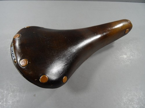 Vintage Brooks Professional Leather Saddle Copper Button Rivets ...