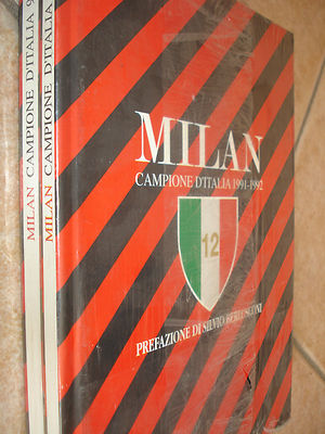 OPERA COMPLETA 2 LIBRI BOOK BOOKS AC MILAN CAMPIONE D'ITALIA 1991 ...