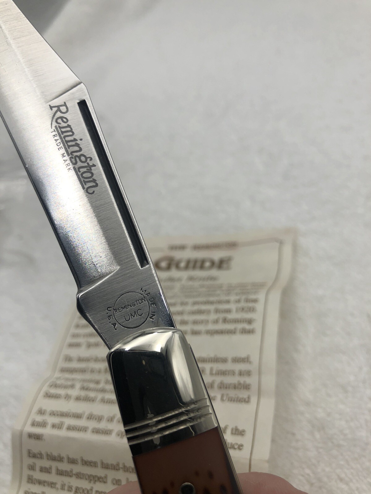 Vintage Remington 1992 Bullet Knife Guide #R1253 Limited Edition NIB | eBay