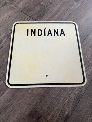 Blank Indiana State Route Marker Road Highway Sign NOS Un-numbered | eBay