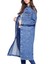 Women's Maxi Length Denim Cotton Oversize Long Casual Coat Button Up ...