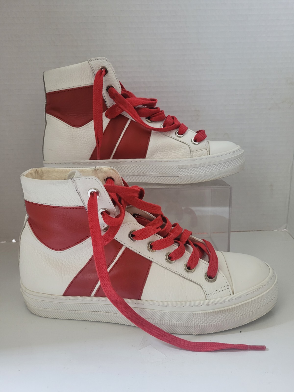 Amiri Sunset White Red Sneakers Youth Size 36 In Euro… - Gem