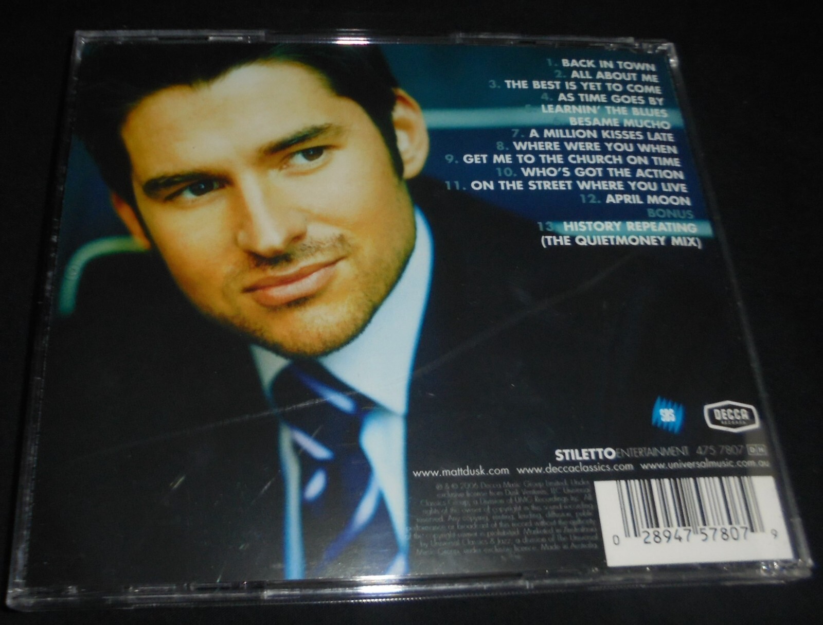 MATT DUSK - BACK IN TOWN -13 TRACK CD- | eBay Australia