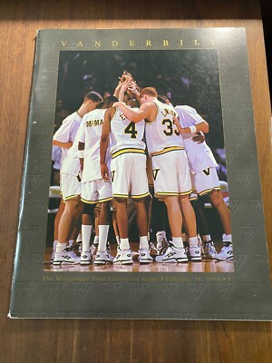 February 16, 1994 Vanderbilt vs. Mississippi State Men's Basketball ...