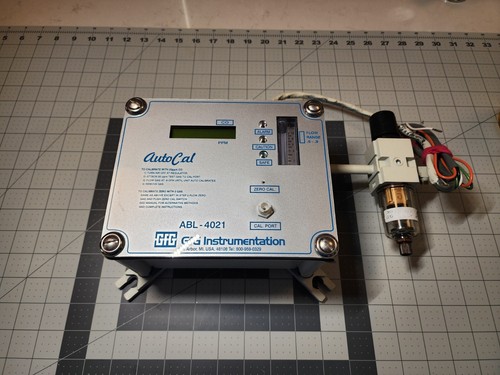 GfG AUTOCAL ABL-4021 CO2 GAS MONITOR ALARM 4021-AR-PR W/ REGULATOR 2609 ...