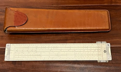 Vintage Pickett N 3-T All Metal Slide rule W/Case | eBay