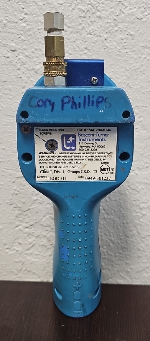 Bascom-Turner Gas Explorer EGC-311 Gas Detector - Powers On and Is ...