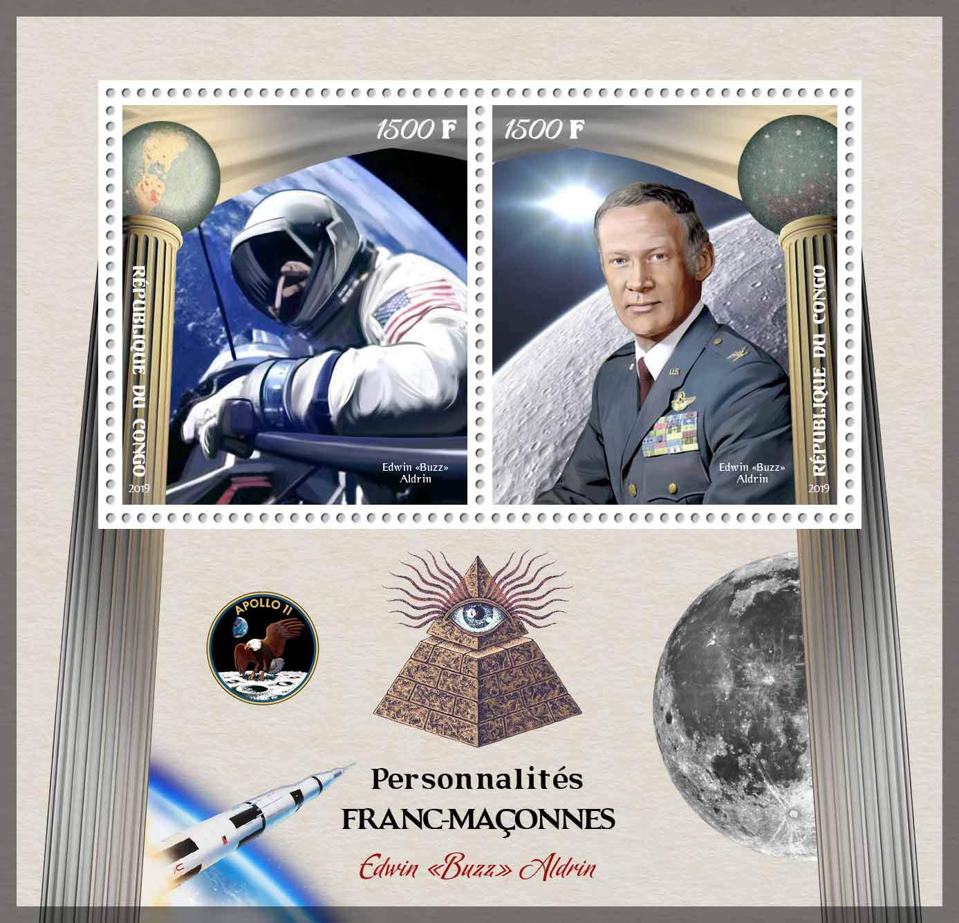 2019 MS MNH famous masons Edwin Buzz Aldrin masonics space apollo 11 | eBay