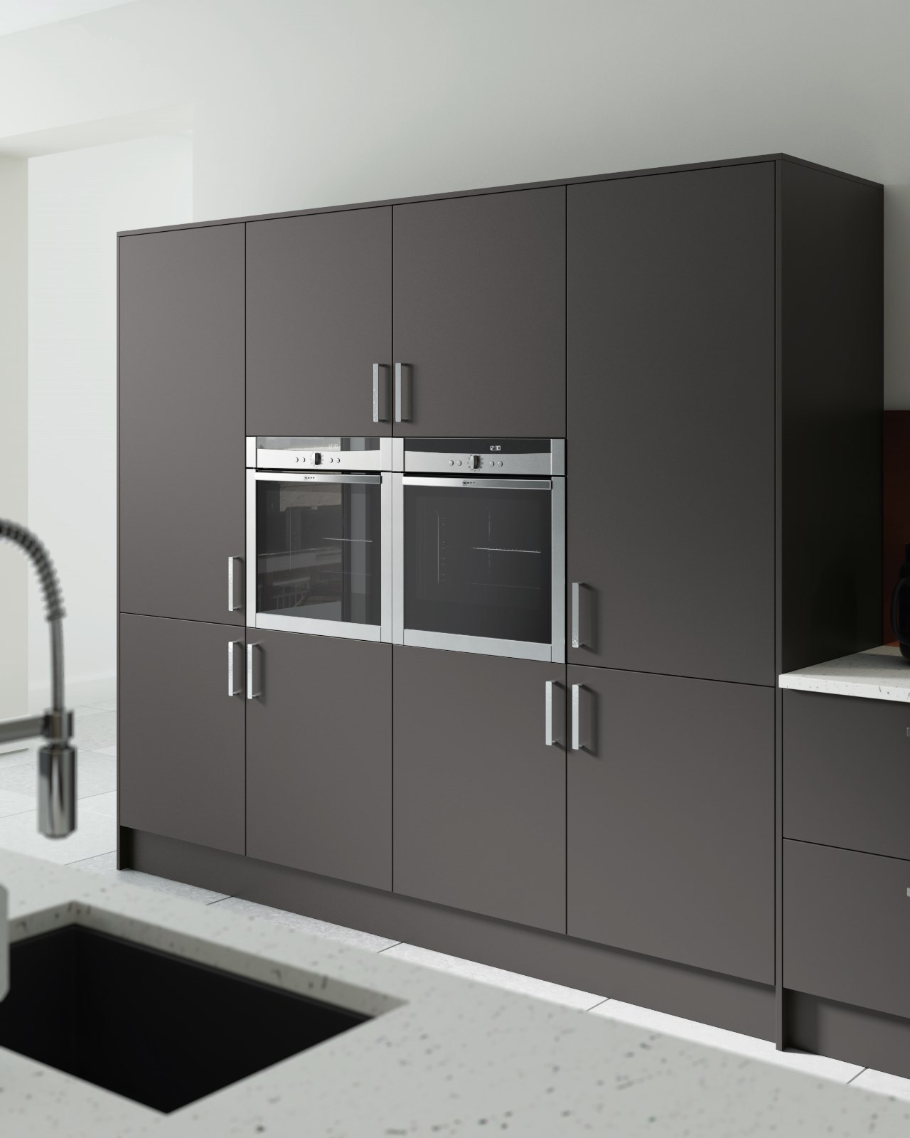Vivo Matt Anthracite Replacement Kitchen Unit Doors, Drawer Fronts ...