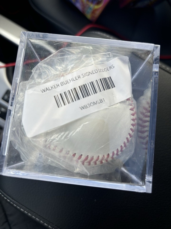 Walker buehler Official MLB Baseball Autograph Los Angeles Dodgers ...