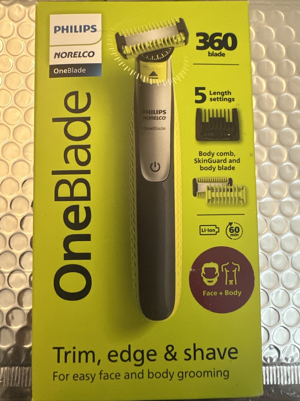 Philips Norelco OneBlade 360 5V Electric Shaver Kit - Black (QP6531/70 ...