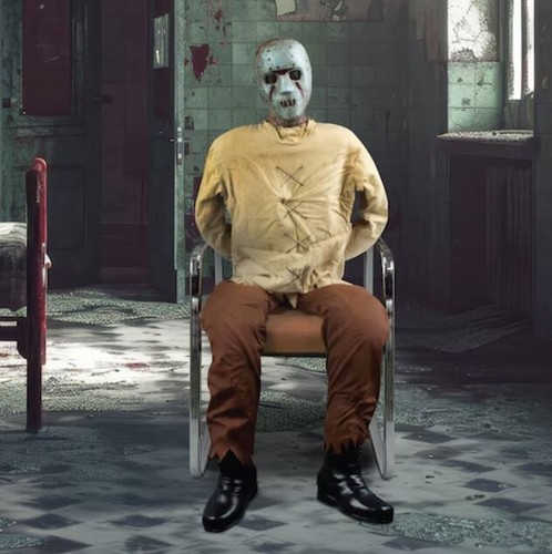 4 FT THRASHING PRISONER HALLOWEEN ANIMATRONIC PROP | eBay