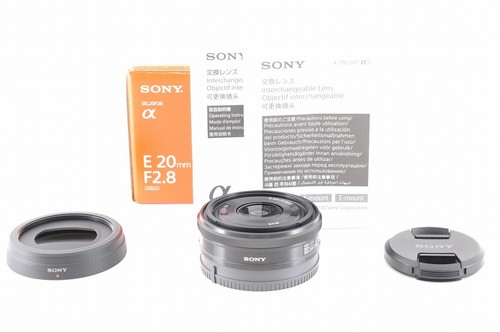 SONY E 20mm F/2.8 SEL20F28 (for SONY E mount) APS-C w/Box -Mint- | eBay