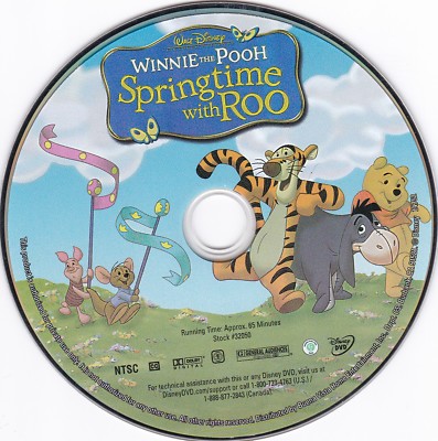 Winnie the Pooh - Springtime with Roo (Children's DVD) DISC ONLY Rated ...
