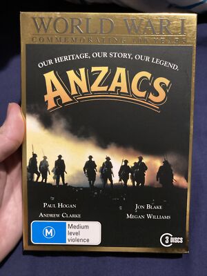 ANZACS | Complete DVD Mini Series | Very Rare Box Set | Paul Hogan WW1 ...