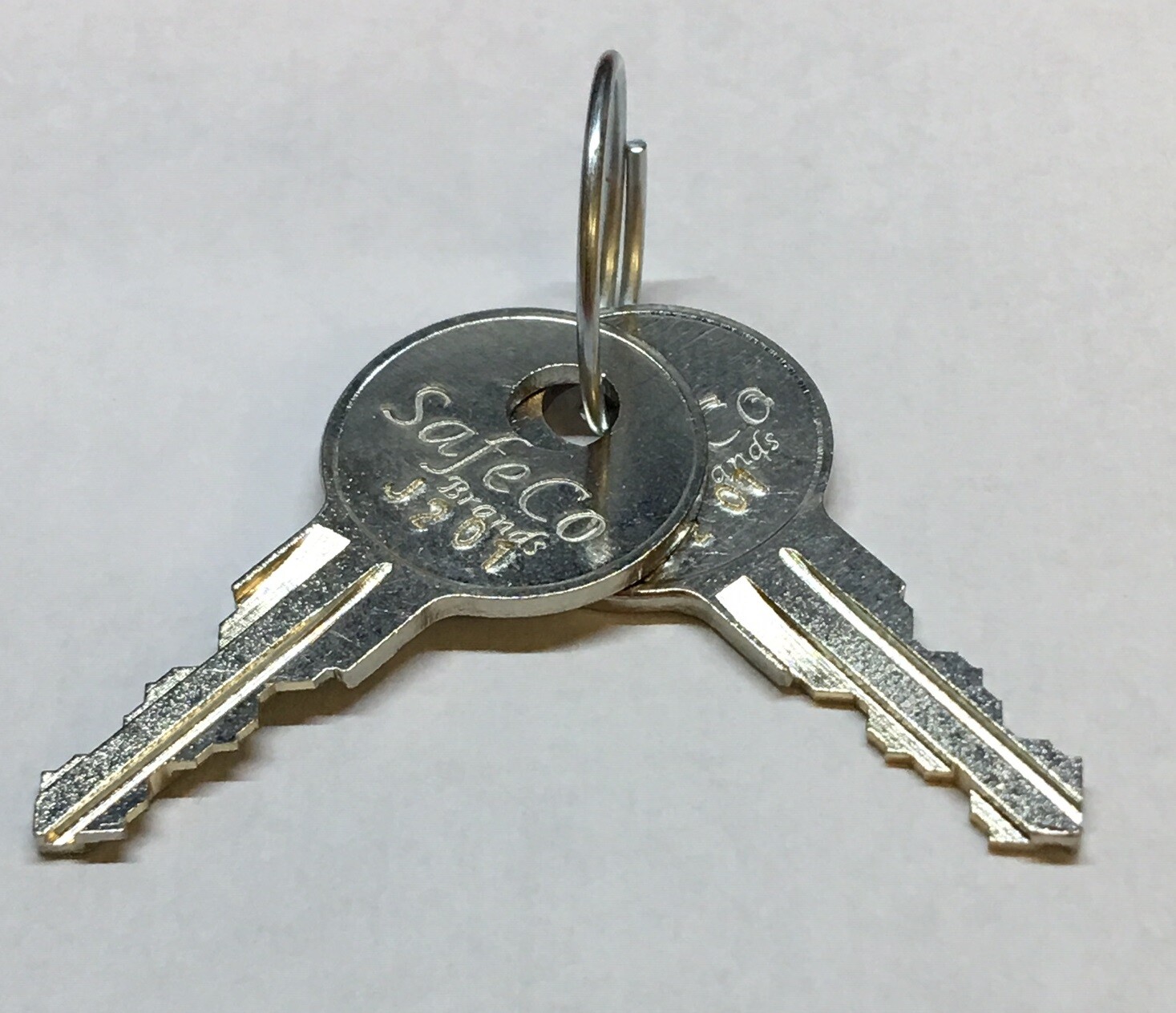 2-Keys For Better Built Tool Box Key Code Series J201 thru J220 SafeCo ...