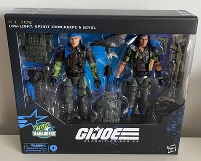 G.I. Joe Classified Series Mad Marauders Low-Light, Spirit Iron-Knife ...