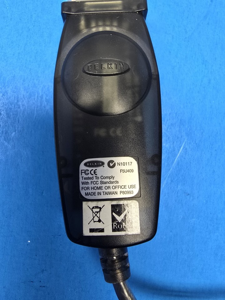 Belkin F5U109 F5U409 USB to 9 pin RS-232 DB9 Serial Converter Adapte ...