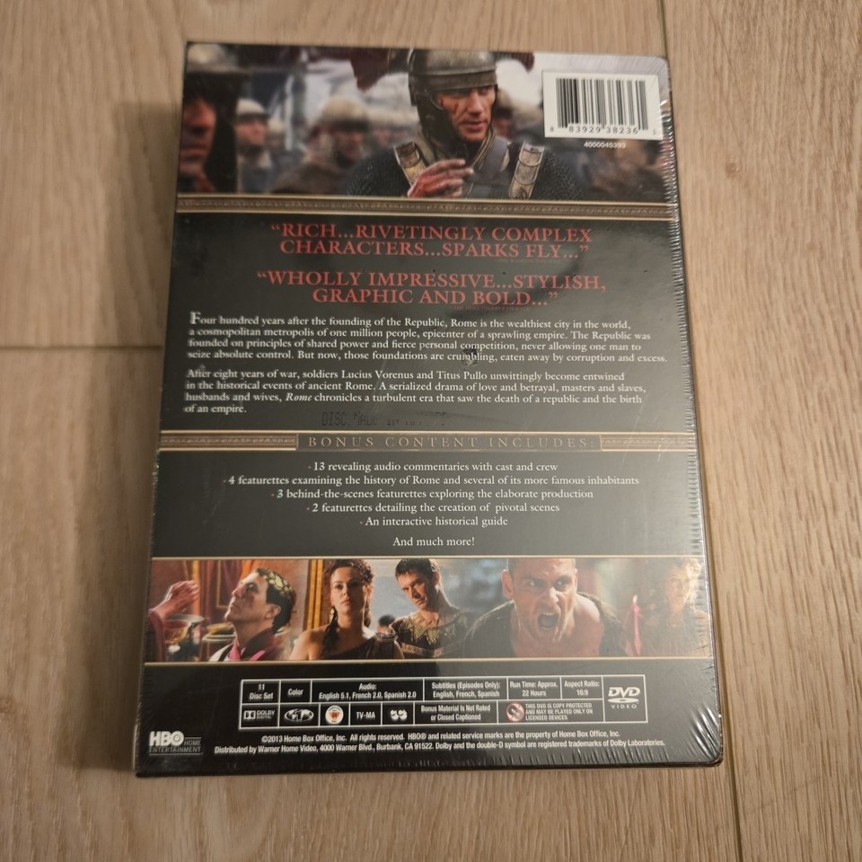 Rome The Complete Series DVD Box Set Seasons 1 & 2 HBO Original Series ...