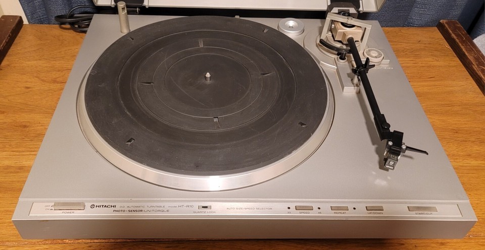 !! Hitachi HT-R10 Fully Automatic Turntable Rare Vintage HTF !! | eBay