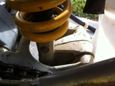 Honda XR250 XR 250 2001 01 Rear Swing Arm Shock Suspension Linkages | eBay