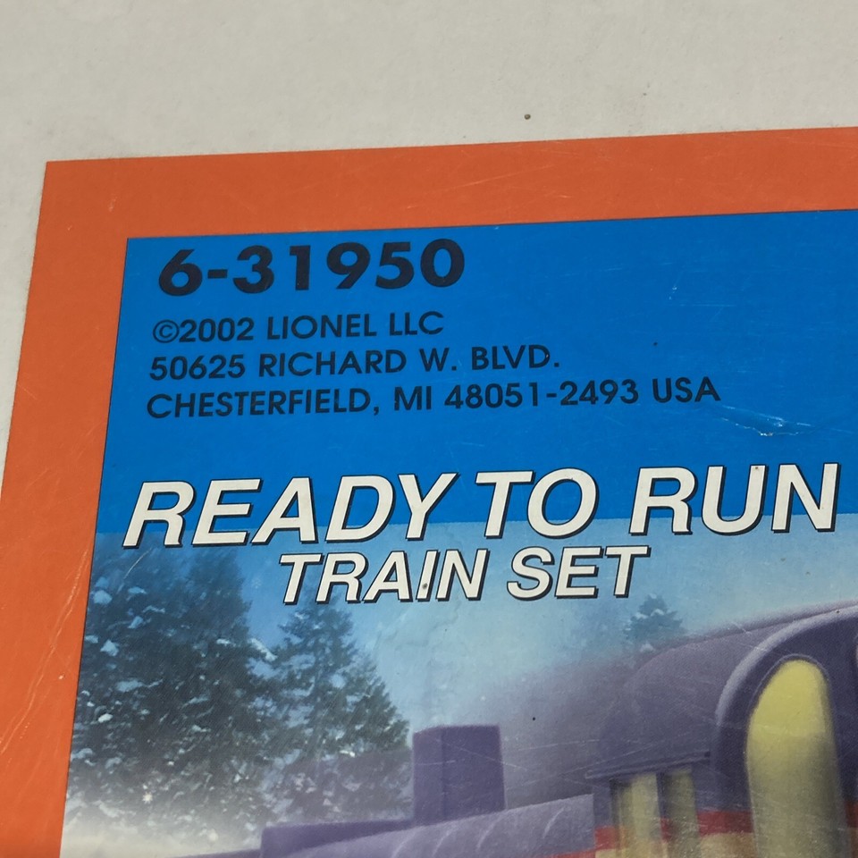 2002 Lionel Train Set - Kraft Nabisco Holiday With Oval Track - Limited ...