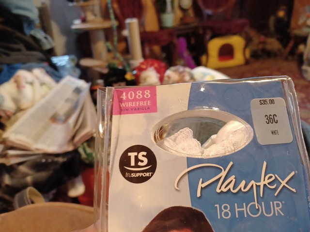 Playtex 18 Hour Bra Breathable Comfort Lace Womens Wirefree 4088 Honey ...