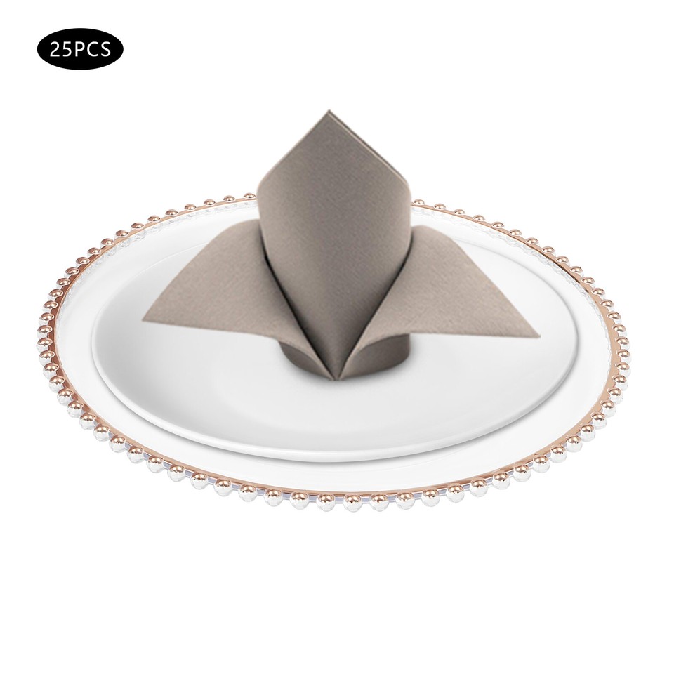 Clear Charger Plates, Table Charger Plates, Dinner Charger Plates | eBay