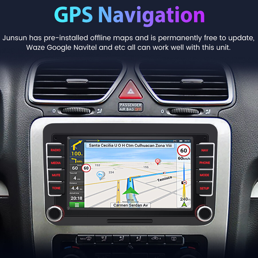 For Volkswagen Passat Jetta GTI Android 13 Carplay Car Radio Stereo GPS ...