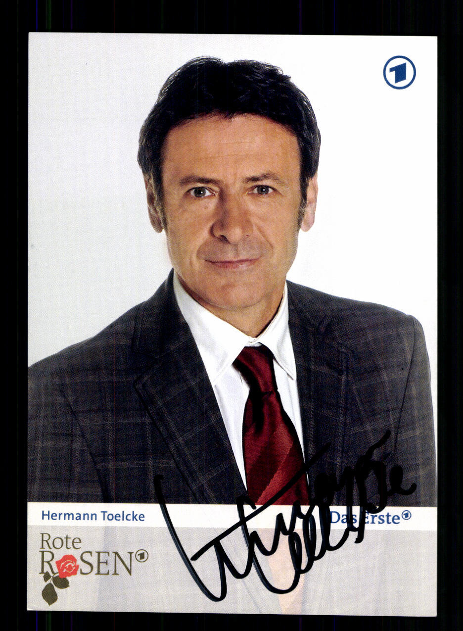 Hermann Toelcke Rote Rosen Autogrammkarte Original Signiert + F 16085 ...